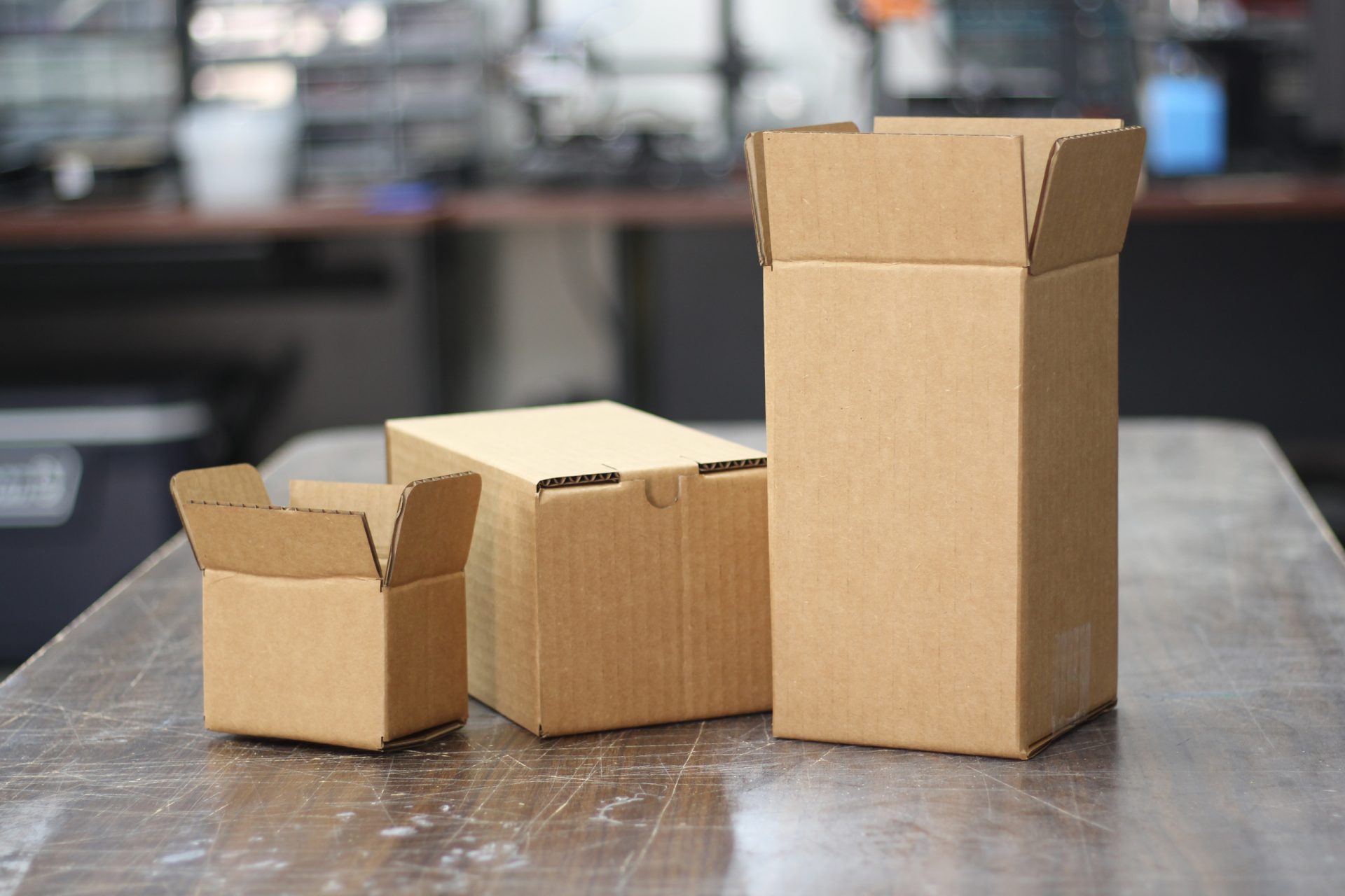 Custom Size Cardboard Boxes Cutting Paths